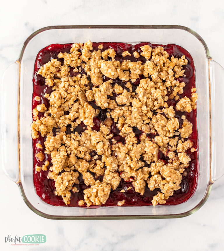 Gluten Free Cherry Crisp (with Fresh Cherries) • The Fit Cookie