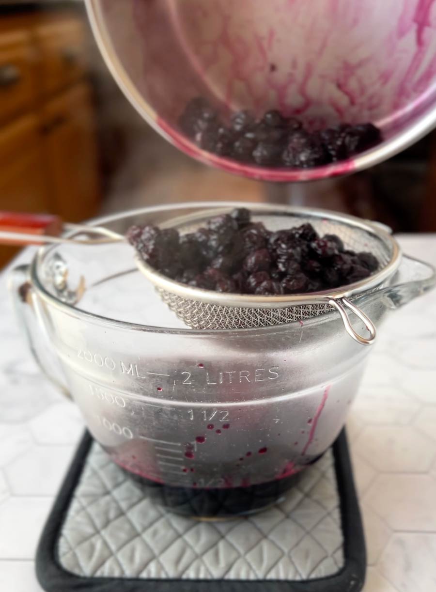 Easy Homemade Blueberry Simple Syrup • The Fit Cookie