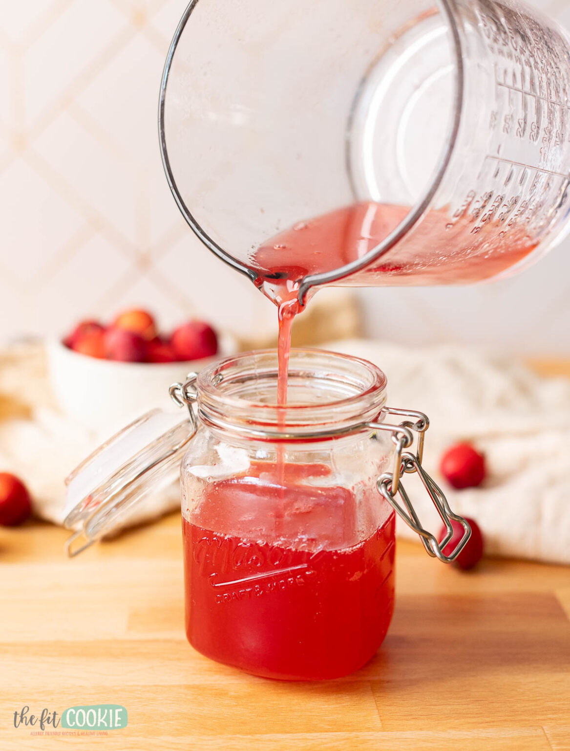 Easy Homemade Crabapple Simple Syrup • The Fit Cookie