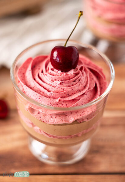 Dairy Free Chocolate Cherry Mousse (Gluten Free) • The Fit Cookie